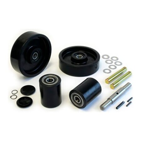 Pallet Jacks & Trucks Complete Wheel Kit For Crown PTH50 Pallet Jack - Load & Steer Wheels ...